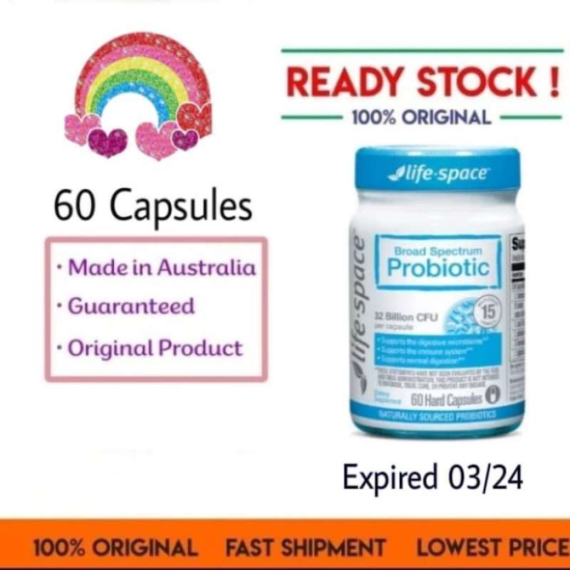 Promo Lifespace Life Space Broad Spectrum Probiotic Probiotik 60 Caps ...