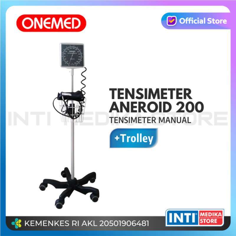 Promo Onemed - Tensimeter Aneroid Mobile 200 + Trolly | Tensi Manual ...