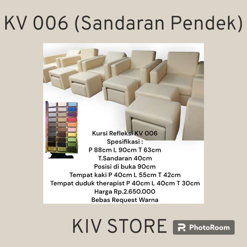 Jual kursi refleksi atau sofa refleksi harga terjangkau - KV 006 di Seller KIV STORE - Jatimulya ...