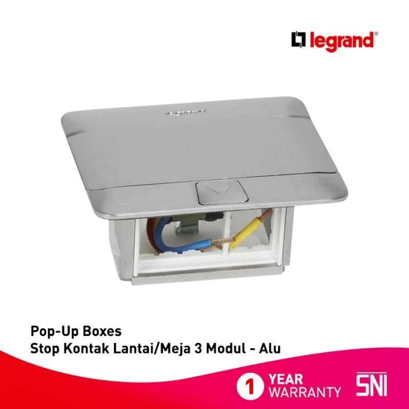 Promo Legrand Pop Up Box 3 Modul - Alumunium Diskon 23% di Seller ...