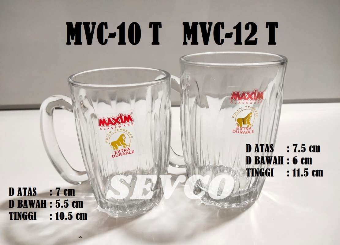 Jual Gelas Minum Maxim Mvc-12t (340ml)| Gelas Beling | Gelas Teh Kopi ...