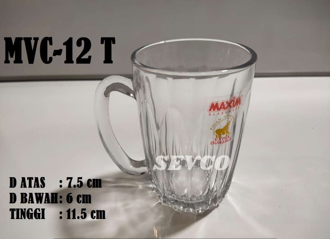 Jual Gelas Minum Maxim Mvc-12t (340ml)| Gelas Beling | Gelas Teh Kopi ...