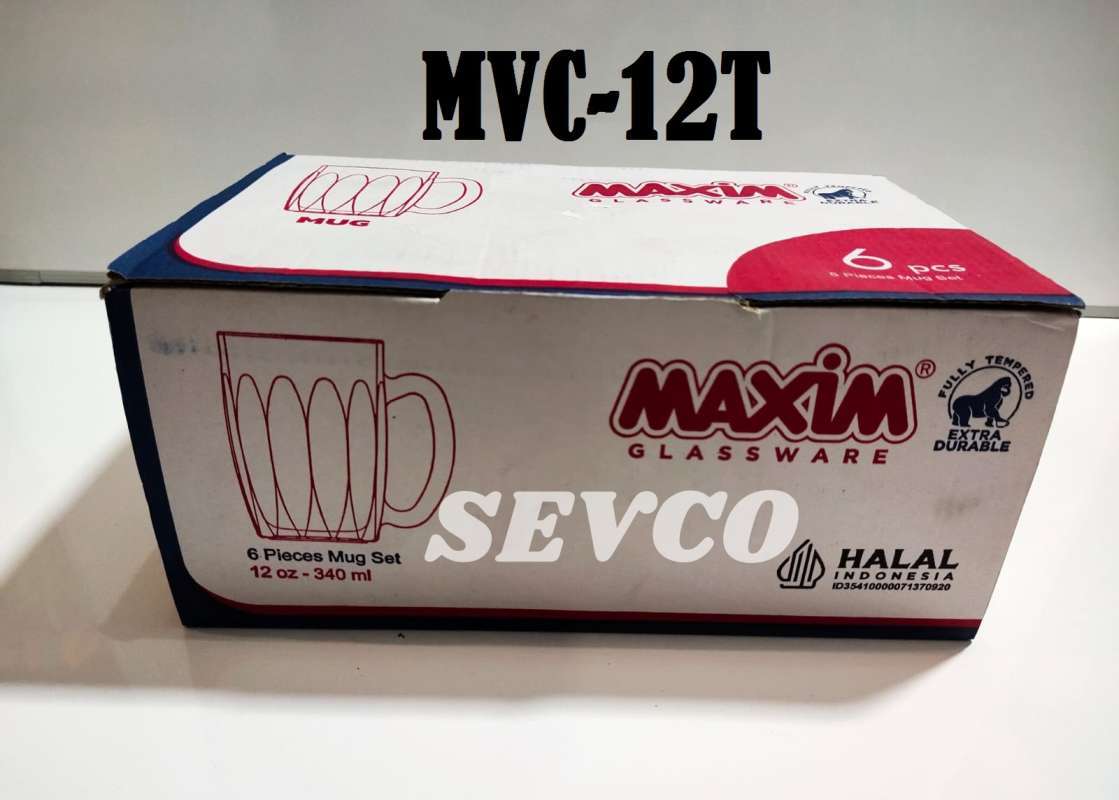 Jual Gelas Minum Maxim Mvc-12t (340ml)| Gelas Beling | Gelas Teh Kopi ...
