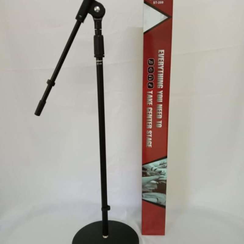 Promo stand mic tripod betavo ST-209 tiang mic kaki bulat Diskon 9% di ...