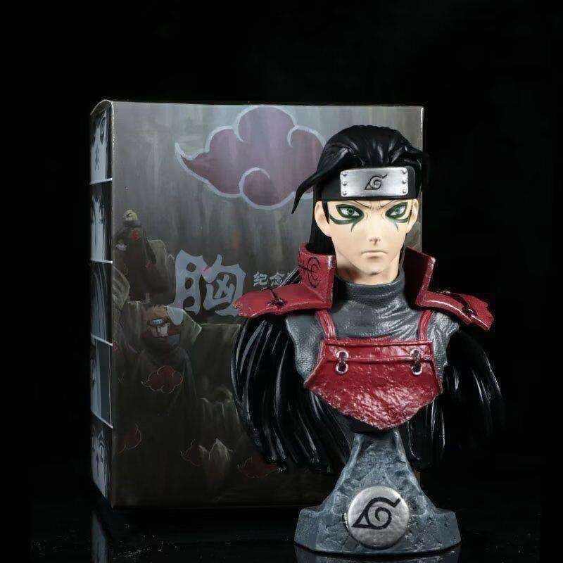 Promo Exquisite Painting 13-15cm Height Naruto Anime Bust Series Uchiha ...