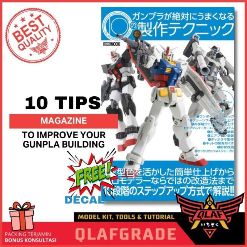 Promo MAGAZINE 10 Techniques to Improve Your Gunpla Building Diskon 23% ...