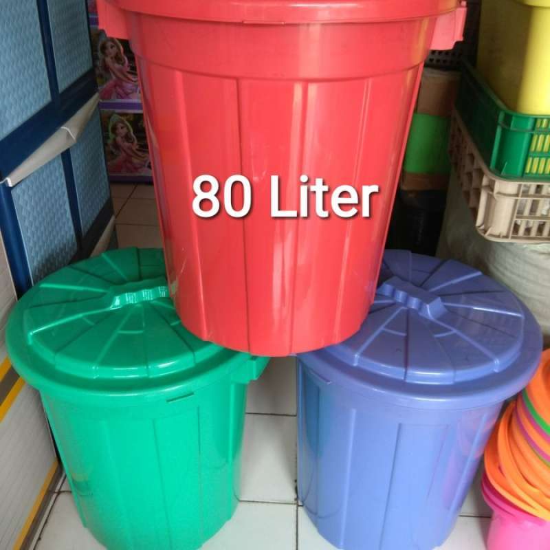 Promo EMBER PLASTIK 80L/EMBER JUMBO/EMBER BESAR 80 liter WARNA Diskon ...