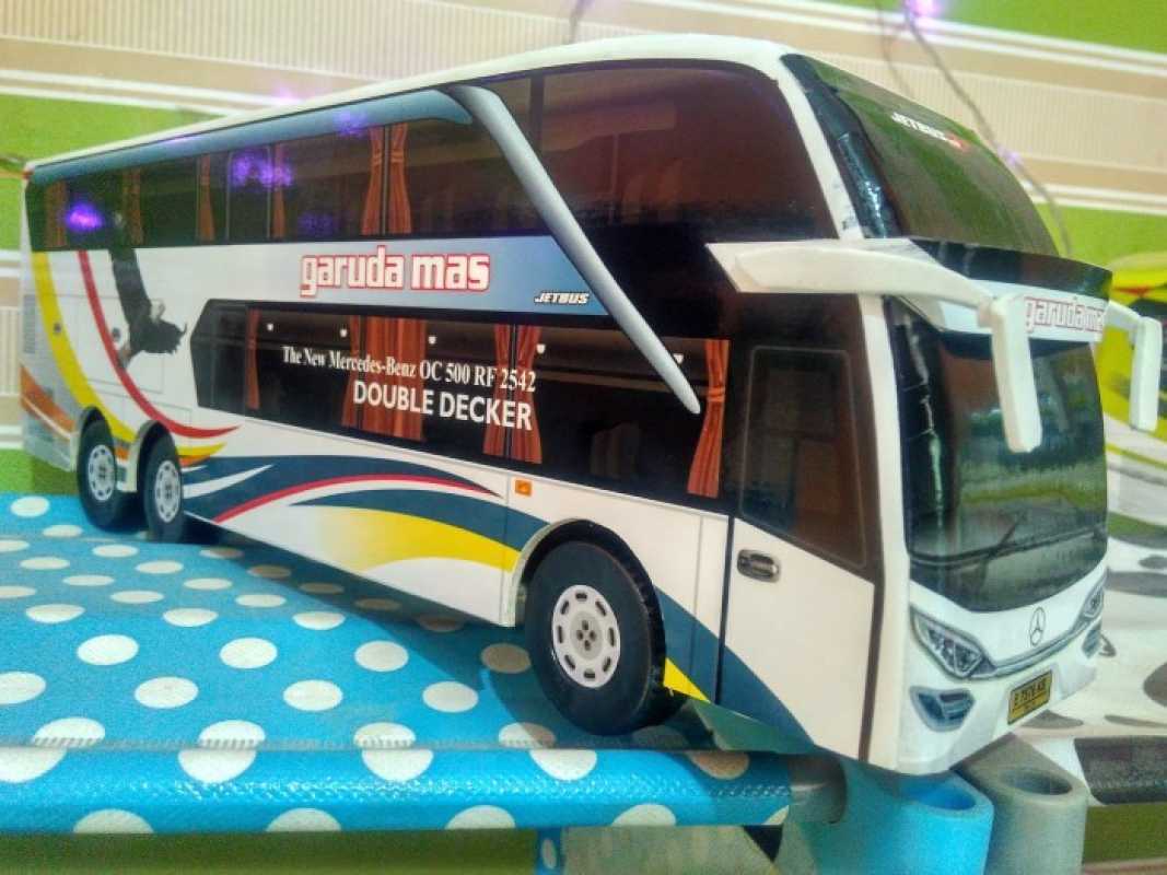 Jual Miniatur Bus Bis Garuda Mas Double Decker Di Seller Zenonn Shop ...