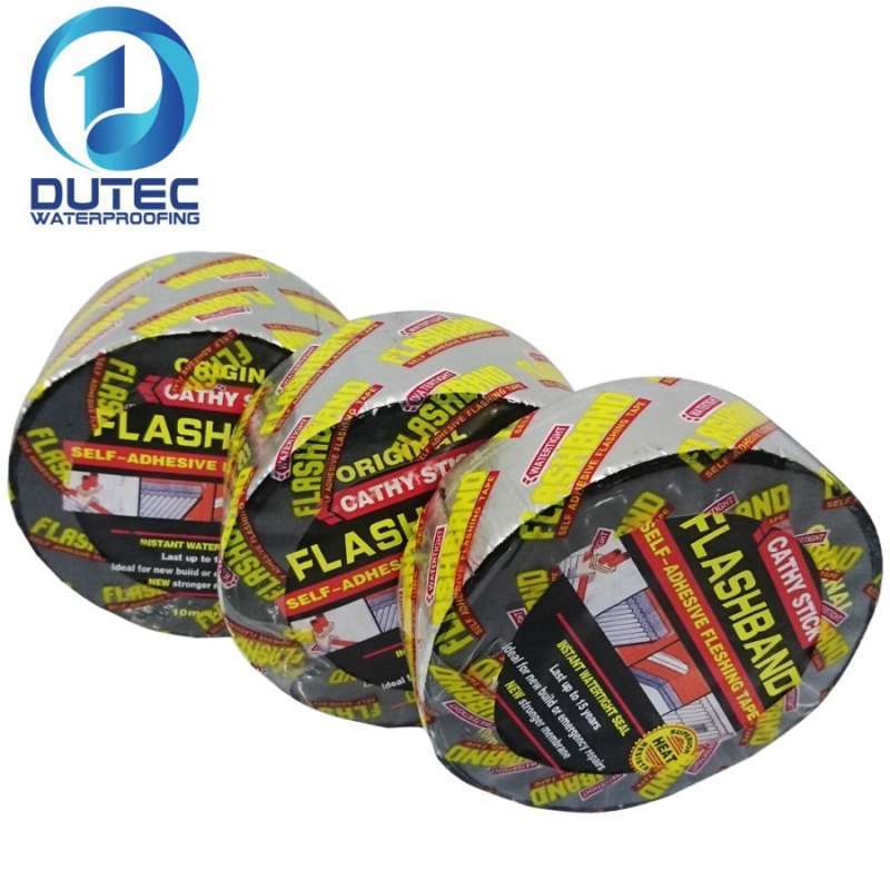Jual FLASHBAND SELF ADHESIVE BITUMEN FLASHING TAPE 7.5 CM/Lakban Anti ...
