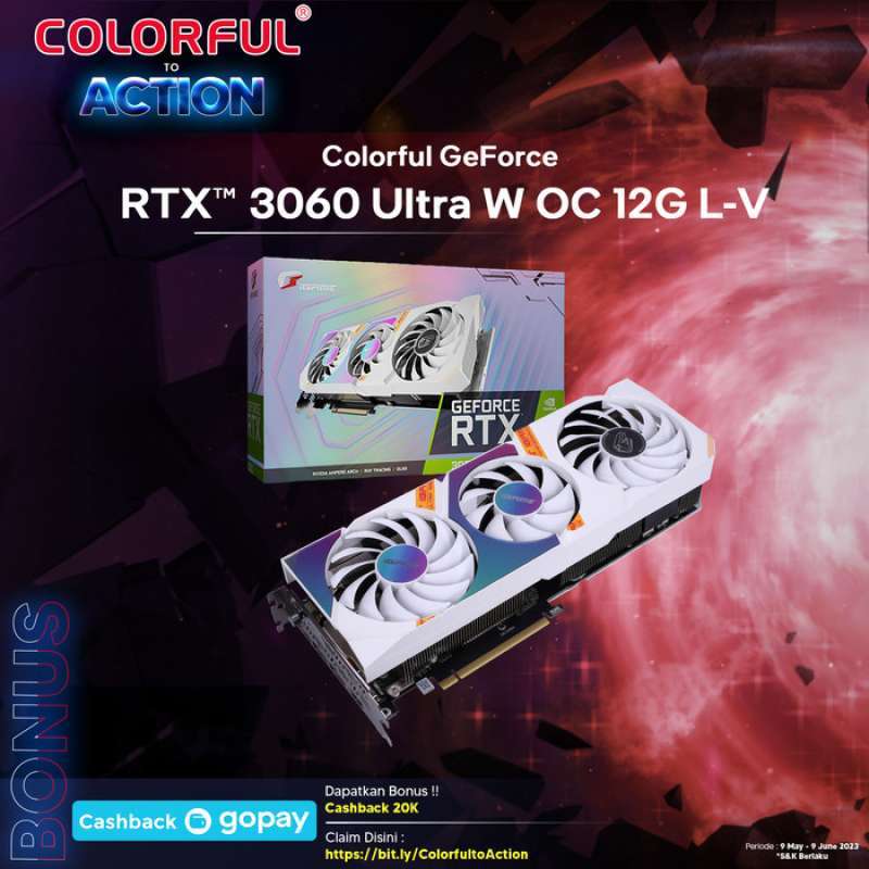 Promo Vga Colorful Rtx 3060 Ultra W Oc 12gb - Colorful Rtx 3060 12gb ...