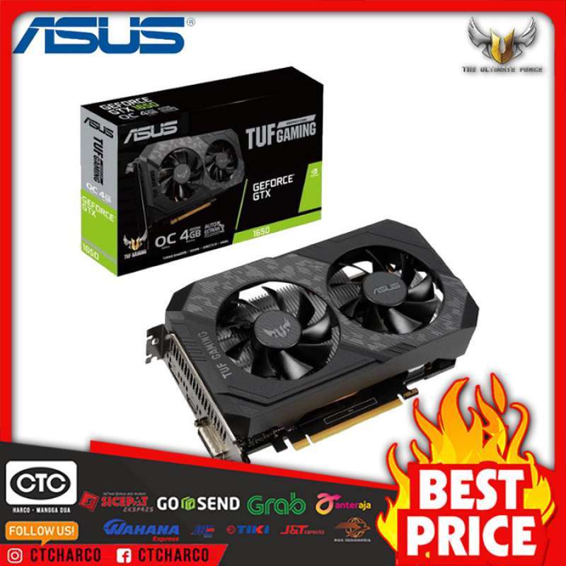 Promo Vga Asus Tuf Gaming Geforce® Gtx 1650 Oc 4Gb Gddr6 Diskon 23% di Seller XiXiStore - Pasar ...