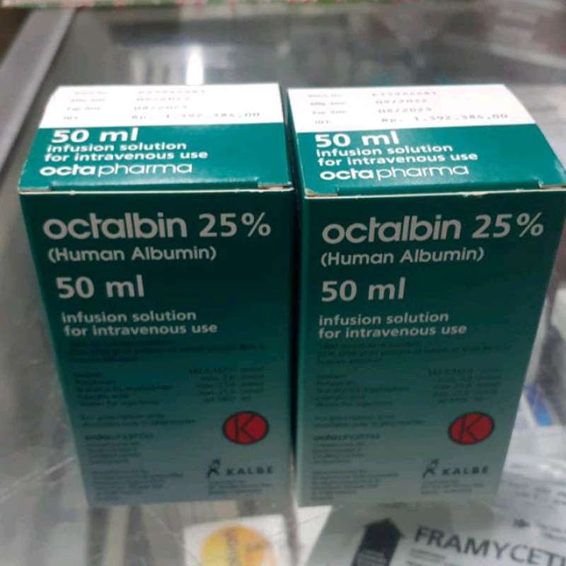 Jual Octalbin 25 % Human Albumin 50 Ml Per Box Di Seller Apotek Balanak ...