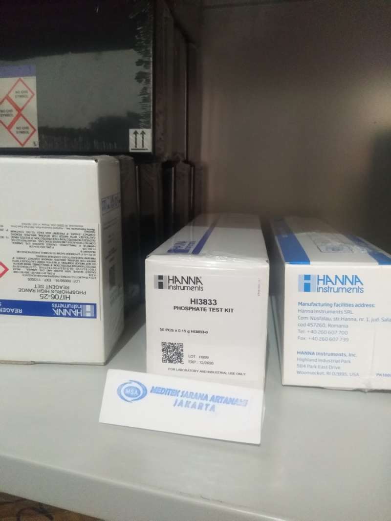 Promo Hanna Hi 3833 Phosphate Test Kit, Approximately 50 Tests Diskon ...