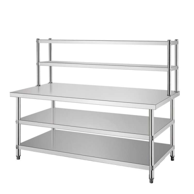 Promo Meja Dapur 3 Tingkat /meja Stainless + Extra Shelf Rwt-18c-2 ...
