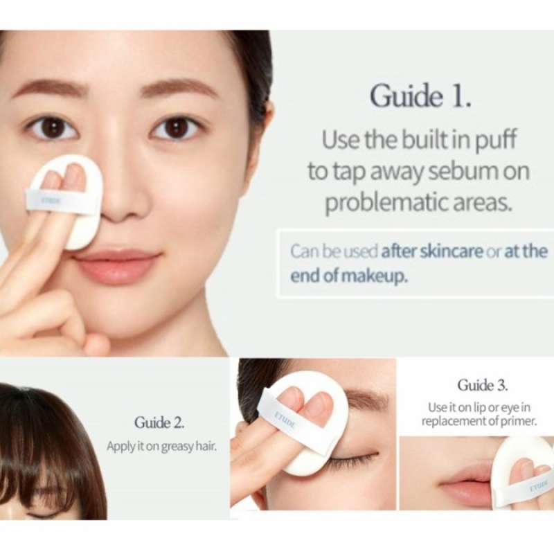 Jual Etude House Sebum Soak Powder Pact Oil Control Bedak Padat Di ...