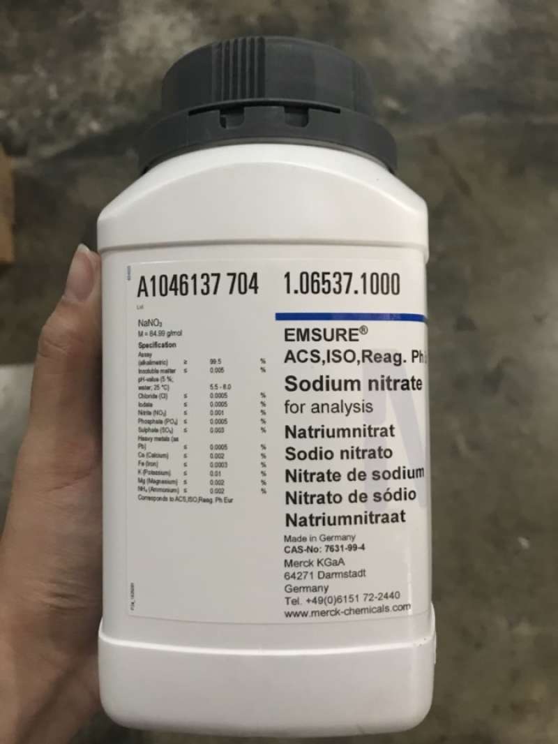 Promo Merck 106537 Sodium Nitrate For Analysis 1 Kg Diskon 17% Di ...