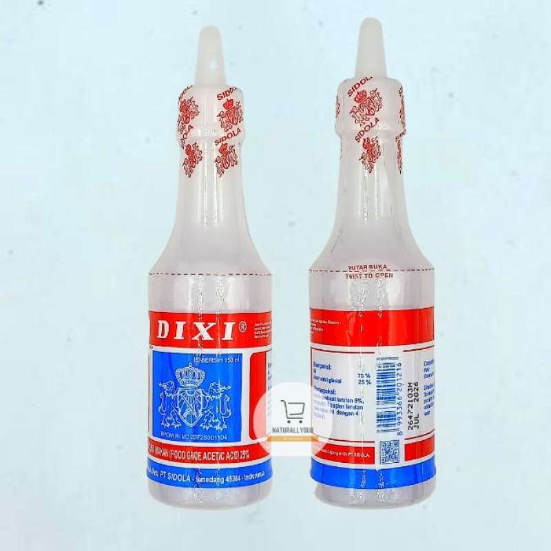 Jual Dixi Cuka Masak / Cuka Dapur Isi 150ml White Vinegar Di Seller ...
