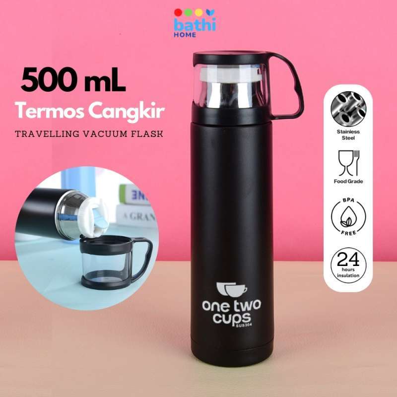 Promo Botol Minum Termos Cangkir 500ml Stainless Steel Sus 304 Portable ...