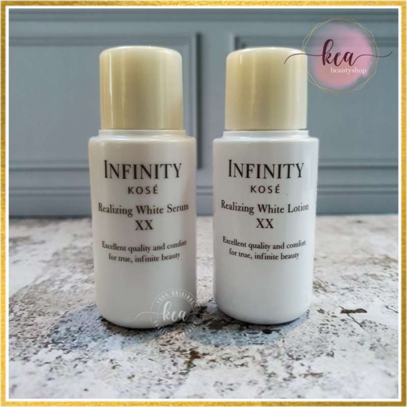 Promo Kose Infinity Realizing White Lotion And Serum Xx - Travel Set Diskon 23% Di Seller Super ...