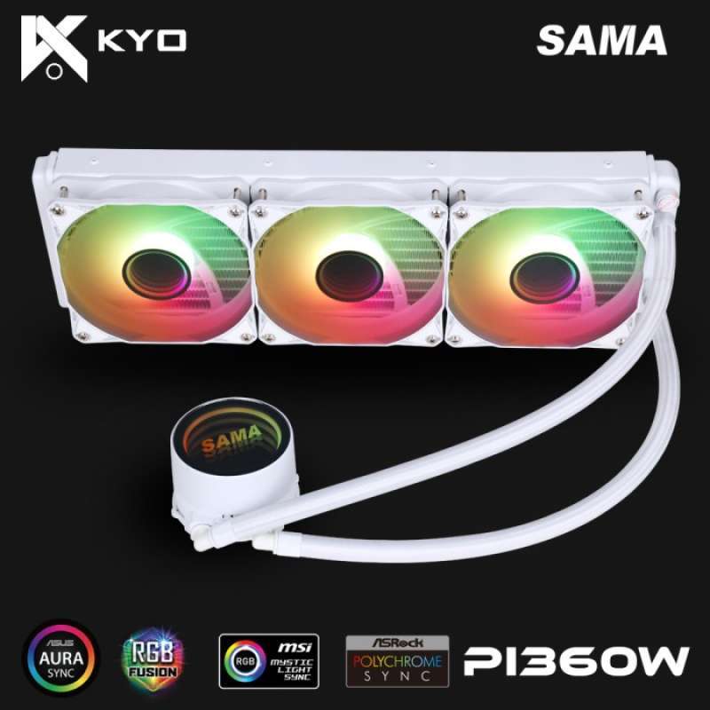Promo Kyo Sama Pi360W Argb Aio Liquid Cooling 360Mm Aio 360 Garansi Resmi Diskon 23% di Seller ...