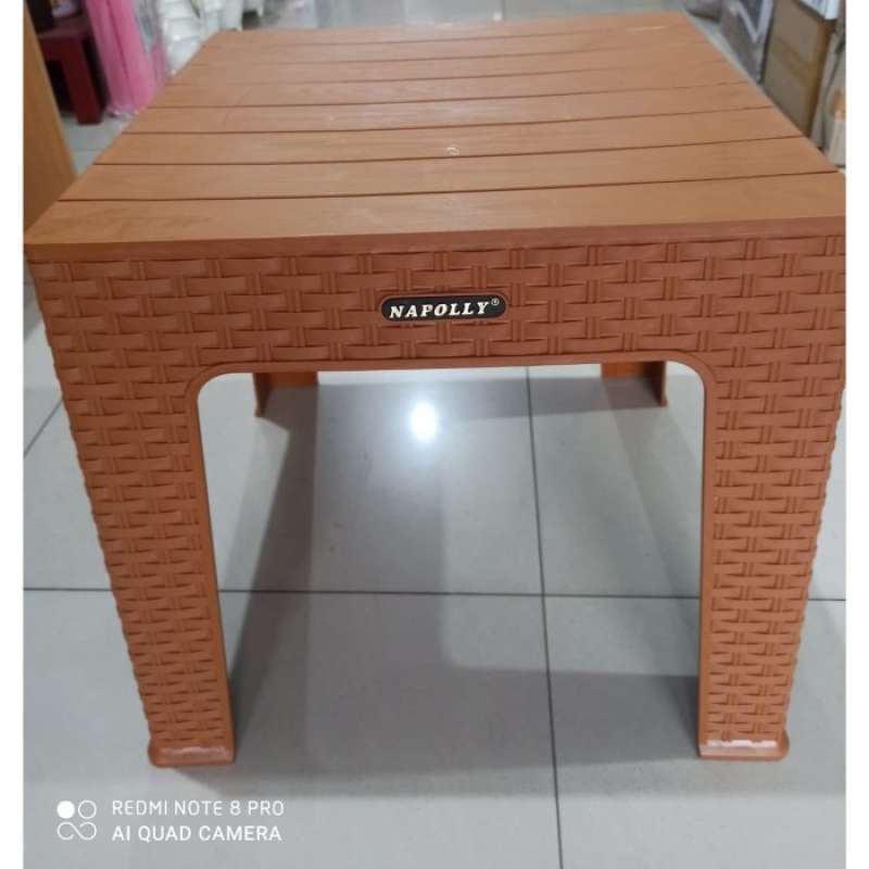 Promo Meja Rotan / Meja Plastik Anyaman / Jati Napolly Tebal Kuat Dan ...