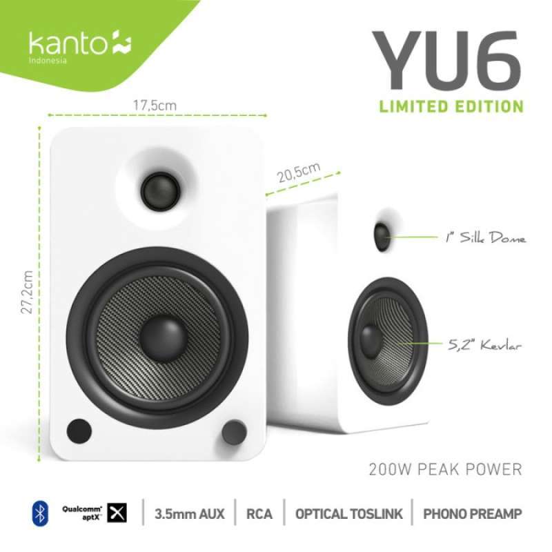 Promo Kanto YU6 Speaker Aktif Diskon 23% di Seller Qeira Store ...
