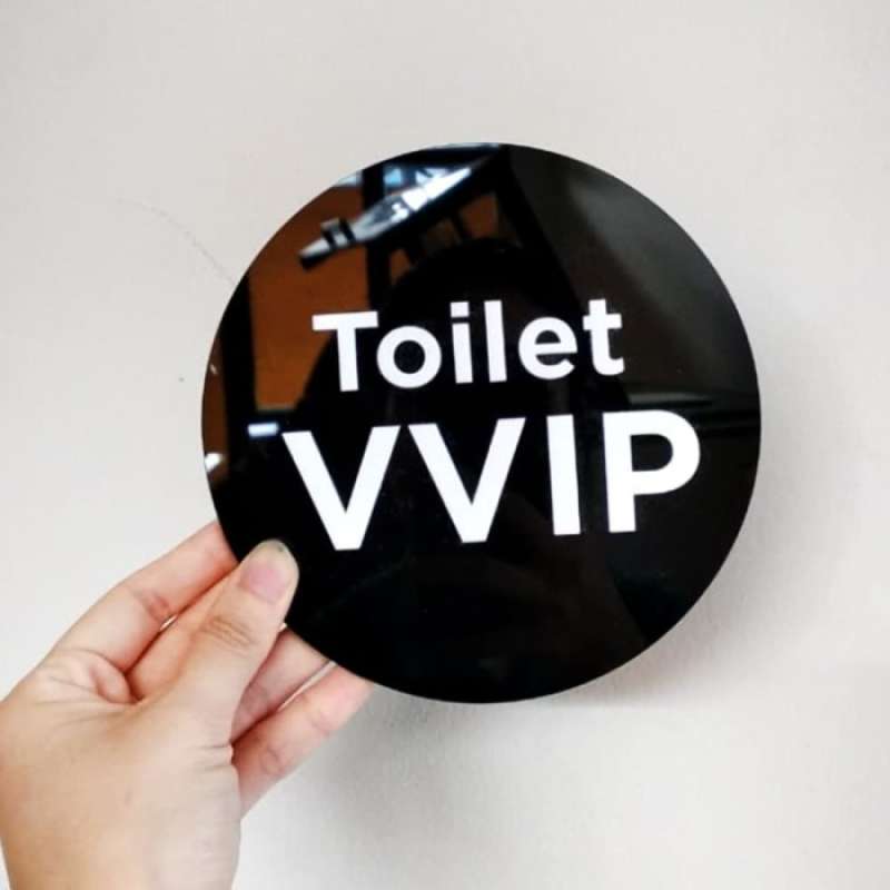 Promo Toilet Vvip Sign / Tanda Toilet Acrylic / Papan Tanda Toilet Kayu ...