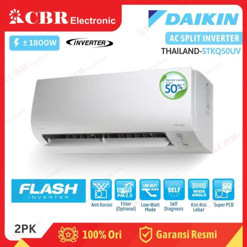 Jual Ac Daikin Flash Inverter 2pk Stkq50uv - (r32) Thailand Di Seller ...