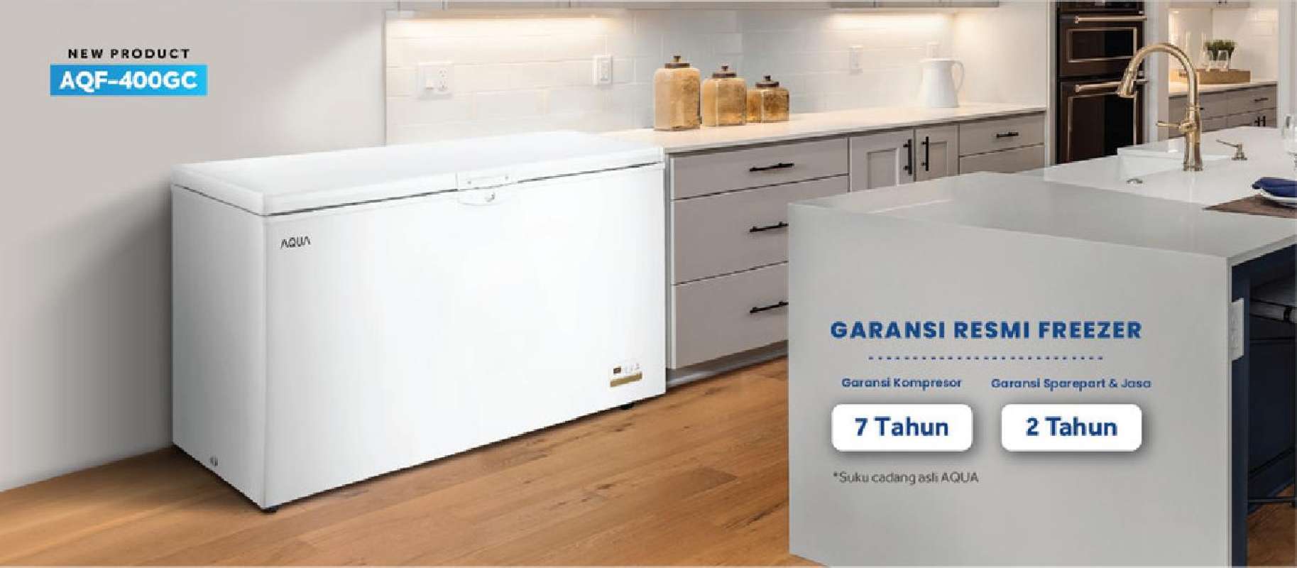 Jual Freezer Peti - Chest Freezer Aqua Aqf-400gc / 400 L Di Seller Cbr ...