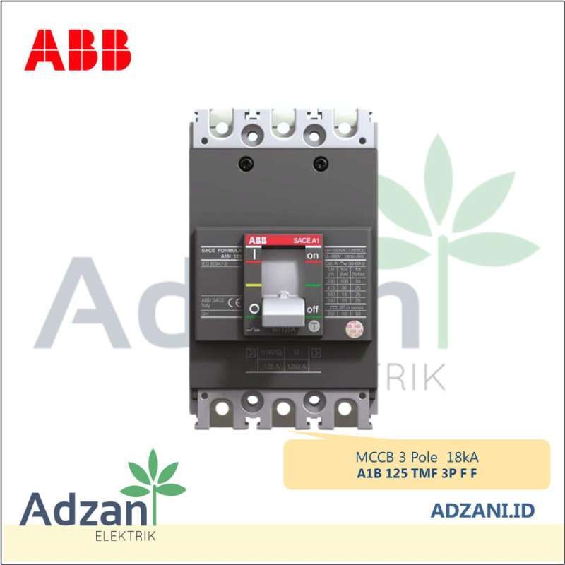 Jual [abb] Mccb 3p 50a 18ka A1b 125 Tmf 1sda066702r1 Breaker Formula Di ...