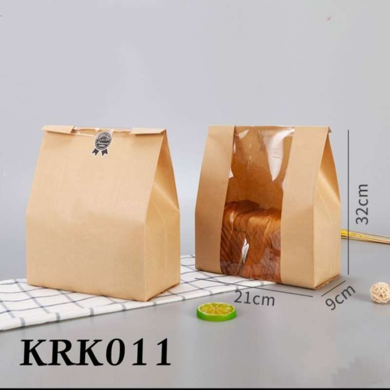 Promo Packaging Kertas Roti Krk011/ Kemasan Plastik Roti/ Roti Tawar ...