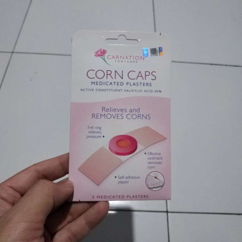 Jual Carnation Corn Caps Isi 5 Medicated Plester Mata Ikan Di Seller ...