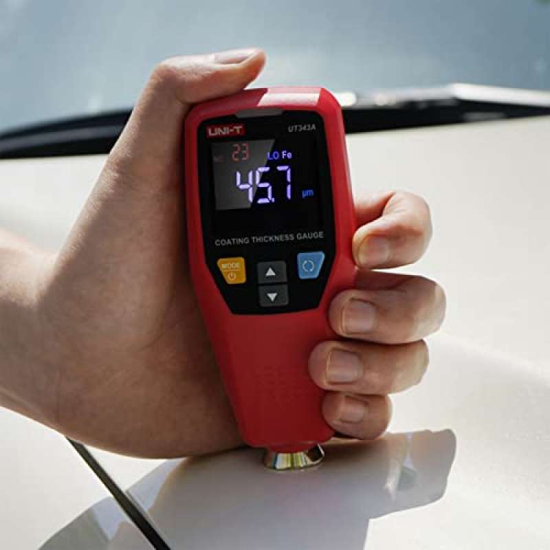 Promo Paint Thickness Gauge 343A, RockyMars Digital Coating Depth Meter ...