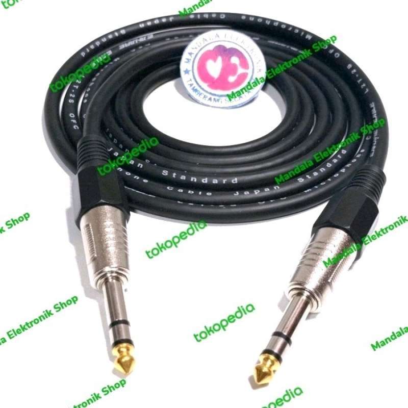 Jual Kabel Jack Trs Akai Stereo 6.5mm Kabel Akai Stereo Trs 3 Meter Di Seller Sinar Jaya ...