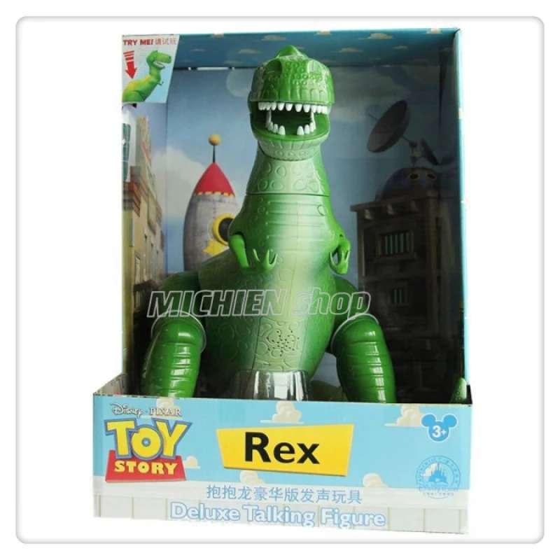 Promo Action Figure Talking Rex Disney Movie Toy Story Dinosaurus ...