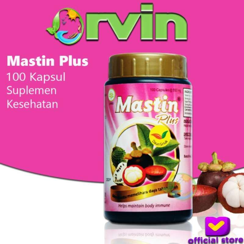 Jual Mastin Plus Daun Sirsak 550 Mg / 100 Kapsul / Minuman Herbal di ...