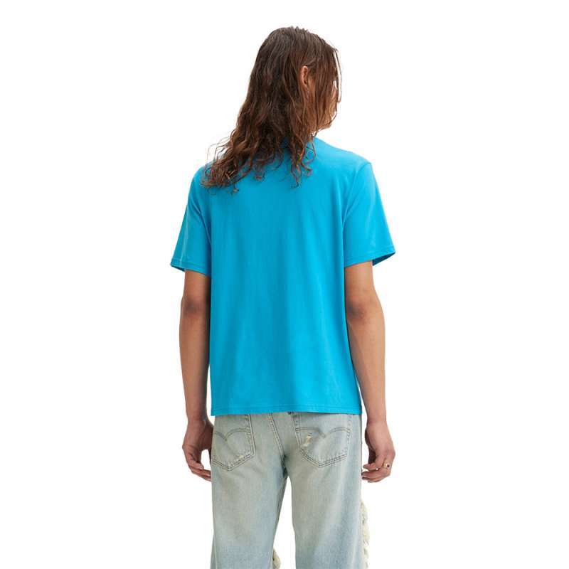 Promo Levi's Men's Ss Relaxed Fit Tee 501 Logo Outline Swed (16143-1219 ...
