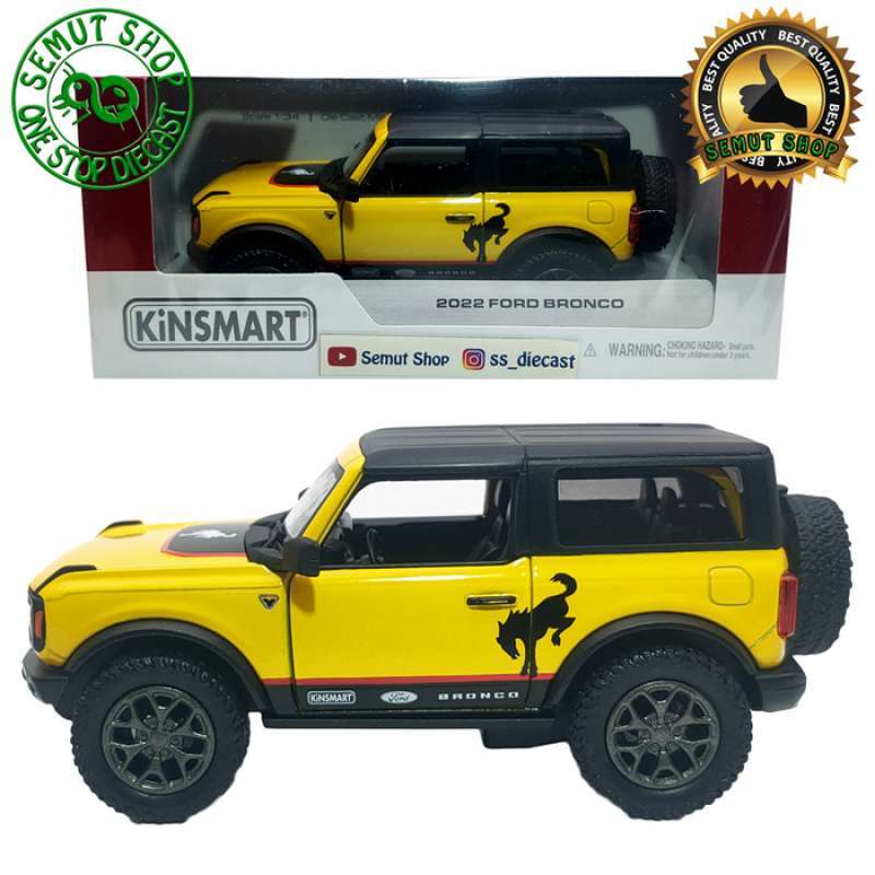 Promo Kinsmart 2022 Ford Bronco With Printing Hard Top Miniatur Mobil ...
