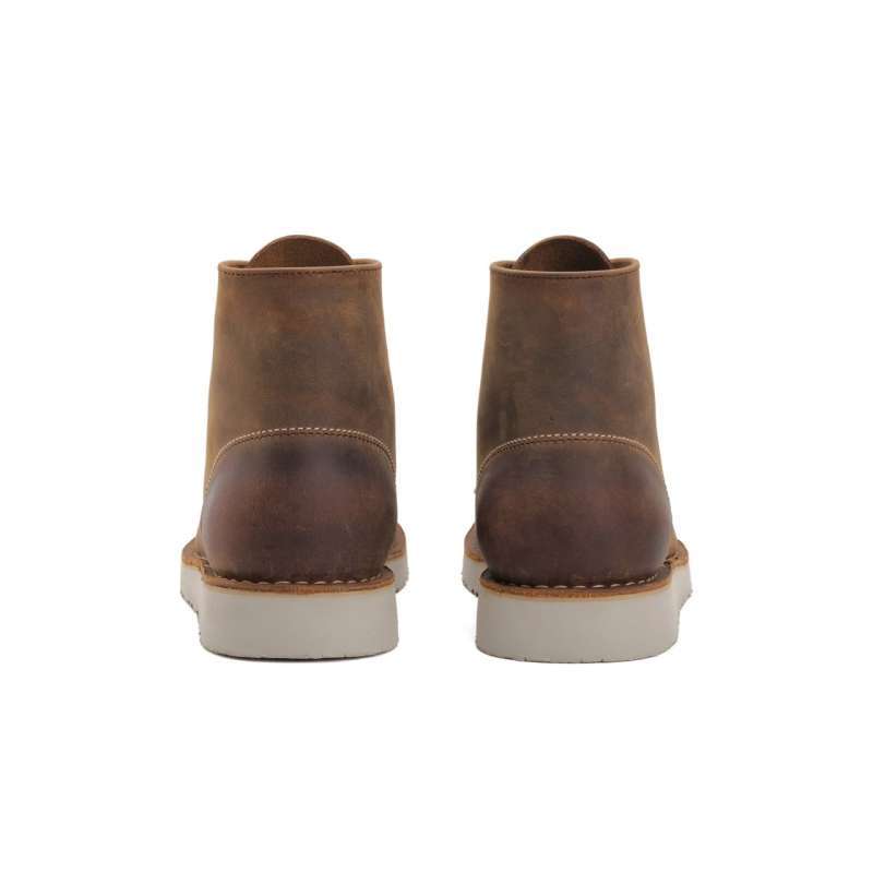 Promo Lewis Aztec Tan - Sepatu Kulit Round Toe Rugged Masculine Boots ...