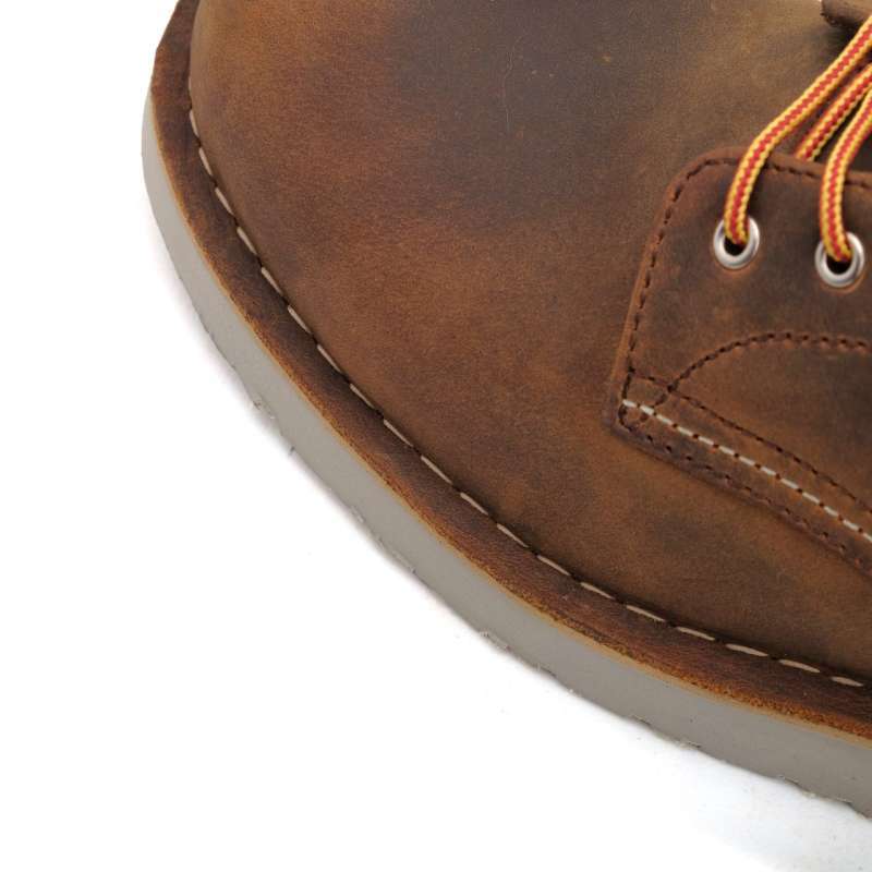 Promo Lewis Aztec Tan - Sepatu Kulit Round Toe Rugged Masculine Boots ...