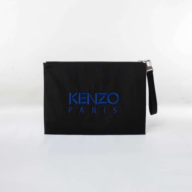 Jual Tas Kenzo Tiger Blue Green Black Clutch Bag 100% Original Di ...