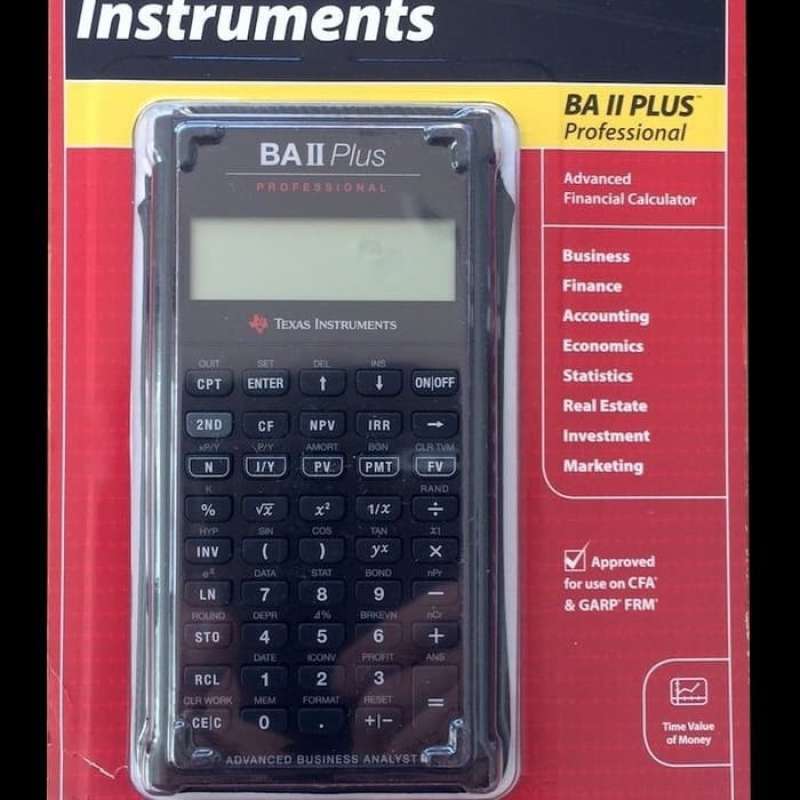 Promo Kalkulator Keuangan TEXAS INSTRUMENTS BA II PLUS Professional ...
