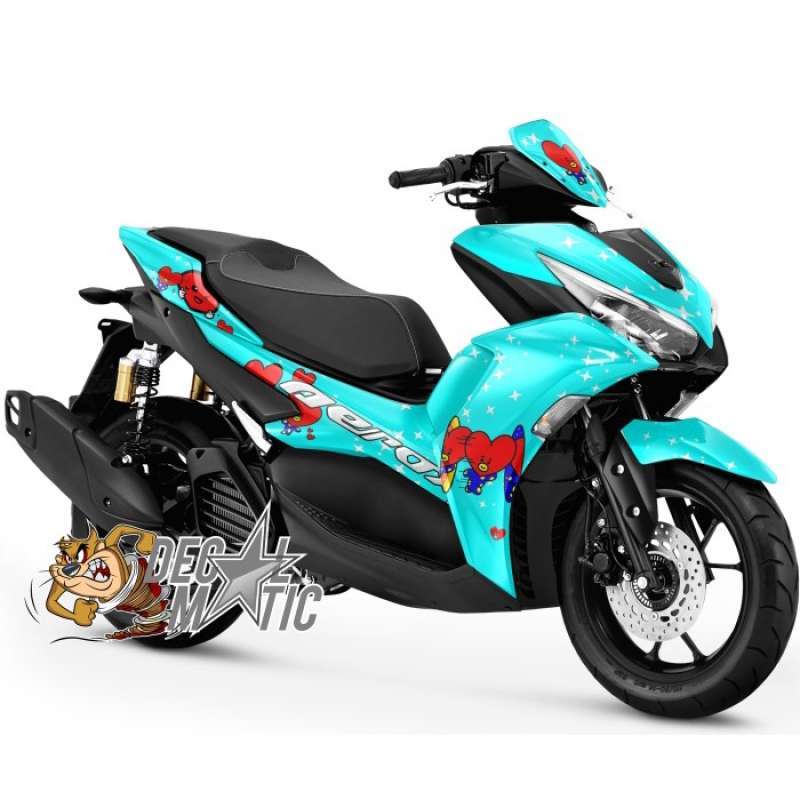 Jual Stiker Aerox Full body Decal Yamaha Aerox 155 NVX OLD/NEW BTS Tata ...