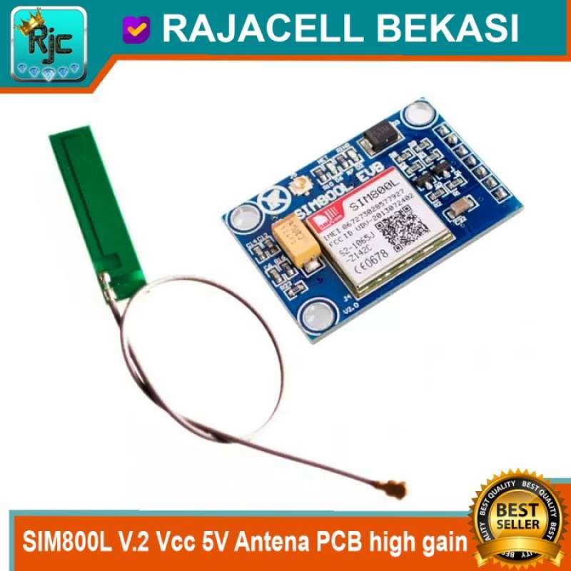 Promo Sim800l V2 Vcc 5v Antena Pcb Hh Gain Gsm Gprs Module Arduino 2907
