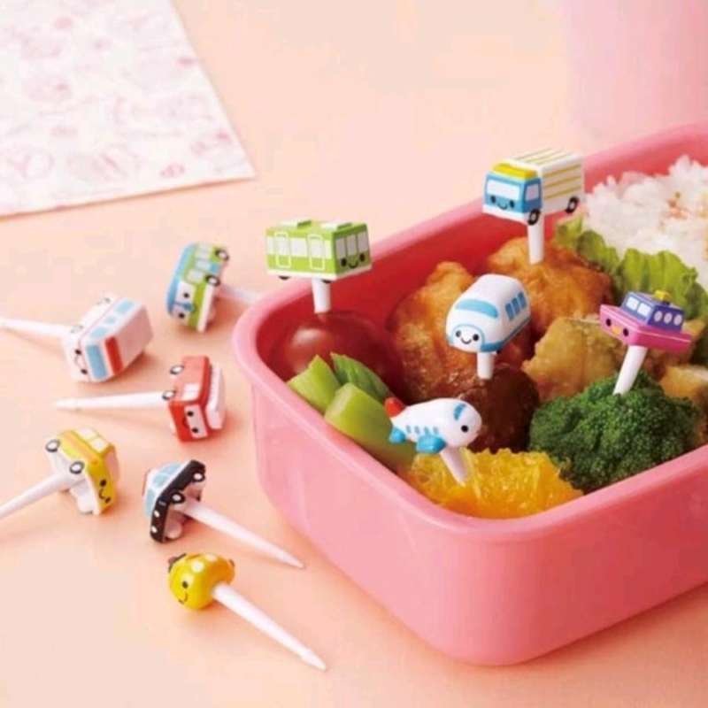 Jual Set Premium 11pcs Tusuk Bento Bus Kapal Pesawat Mobil Kereta ...