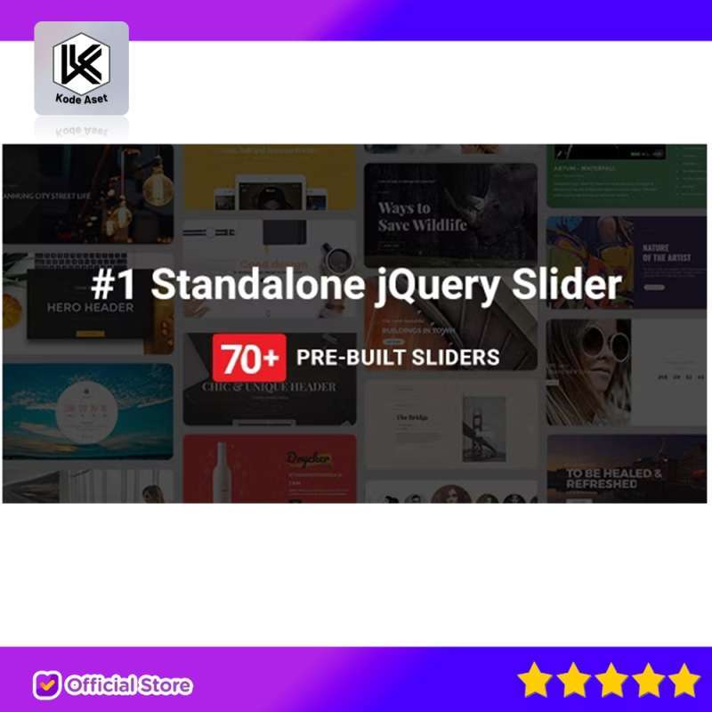 Promo SOURCE CODE APLIKASI MASTER SLIDER JQUERY SLIDER PLUGIN BY KODEASET Diskon 98% di Seller ...