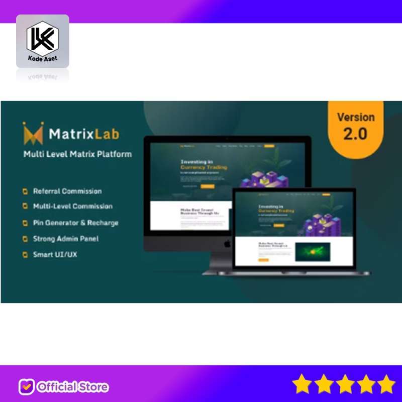 Promo Source Code Aplikasi Matrixlab - Multilevel Matrix Platform By Kodeaset Diskon 98% Di ...