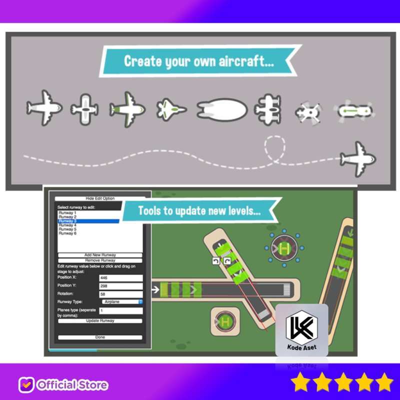 Jual Source Code Aplikasi Flight Sim - Html5 Game By Kodeaset Di Seller Kodeaset - Kepek, Kab ...