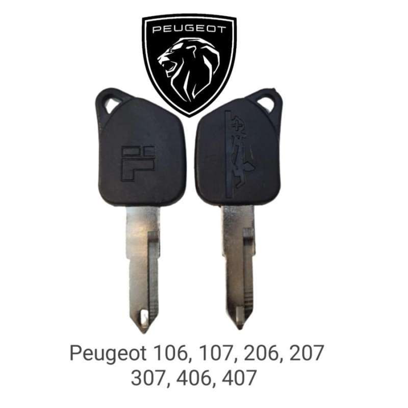 Jual Kunci Blank Buta Mentah Bahan Peugeot Lama 405 505 504 Alur Kiri ...