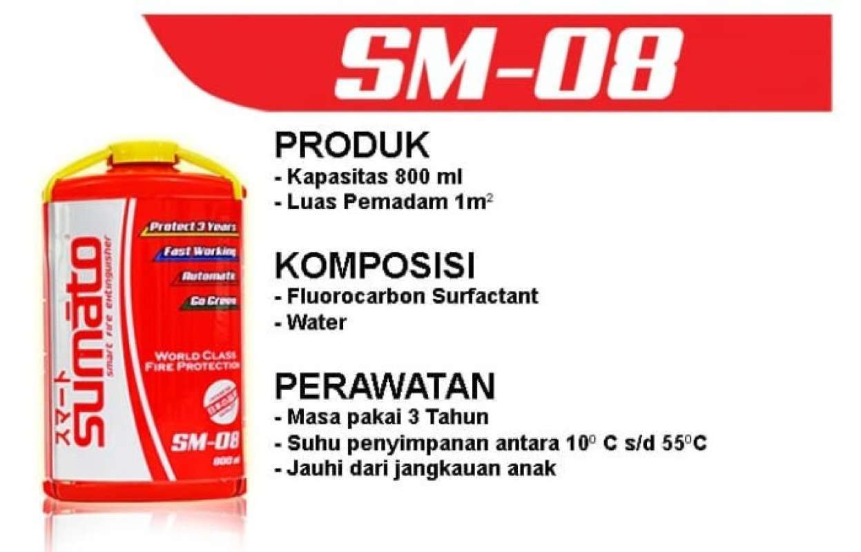 Promo sumato alat pemadam api otomatis apar fire fix SM08 SM-08 SM 08 Diskon 23% di Seller ...